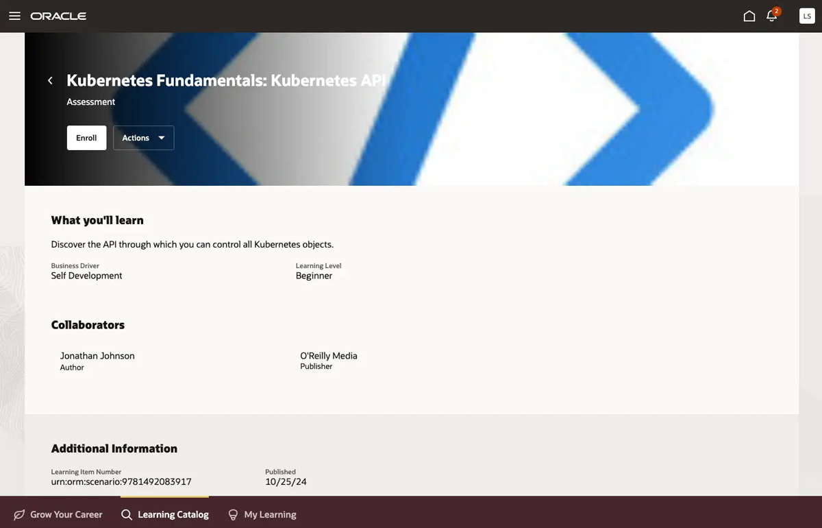 Oracle Learning Integration Guide - O'Reilly Media