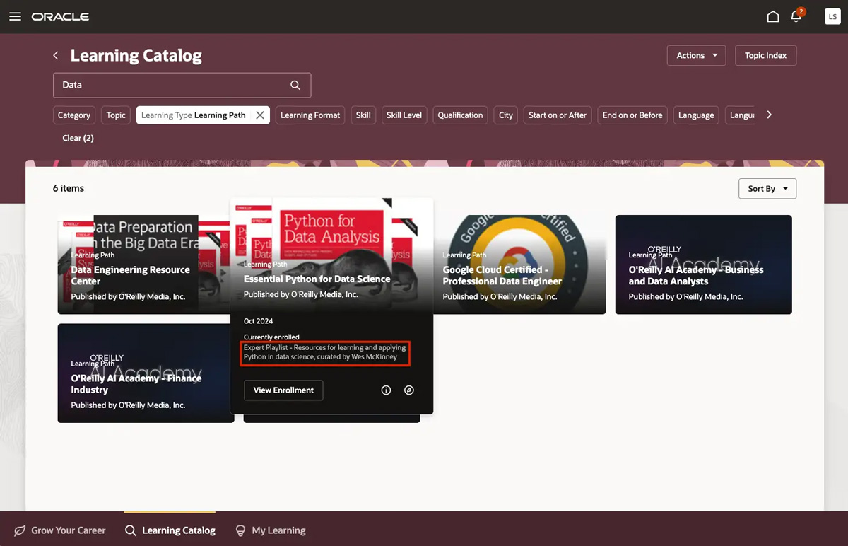 Oracle Learning Integration Guide - O'Reilly Media